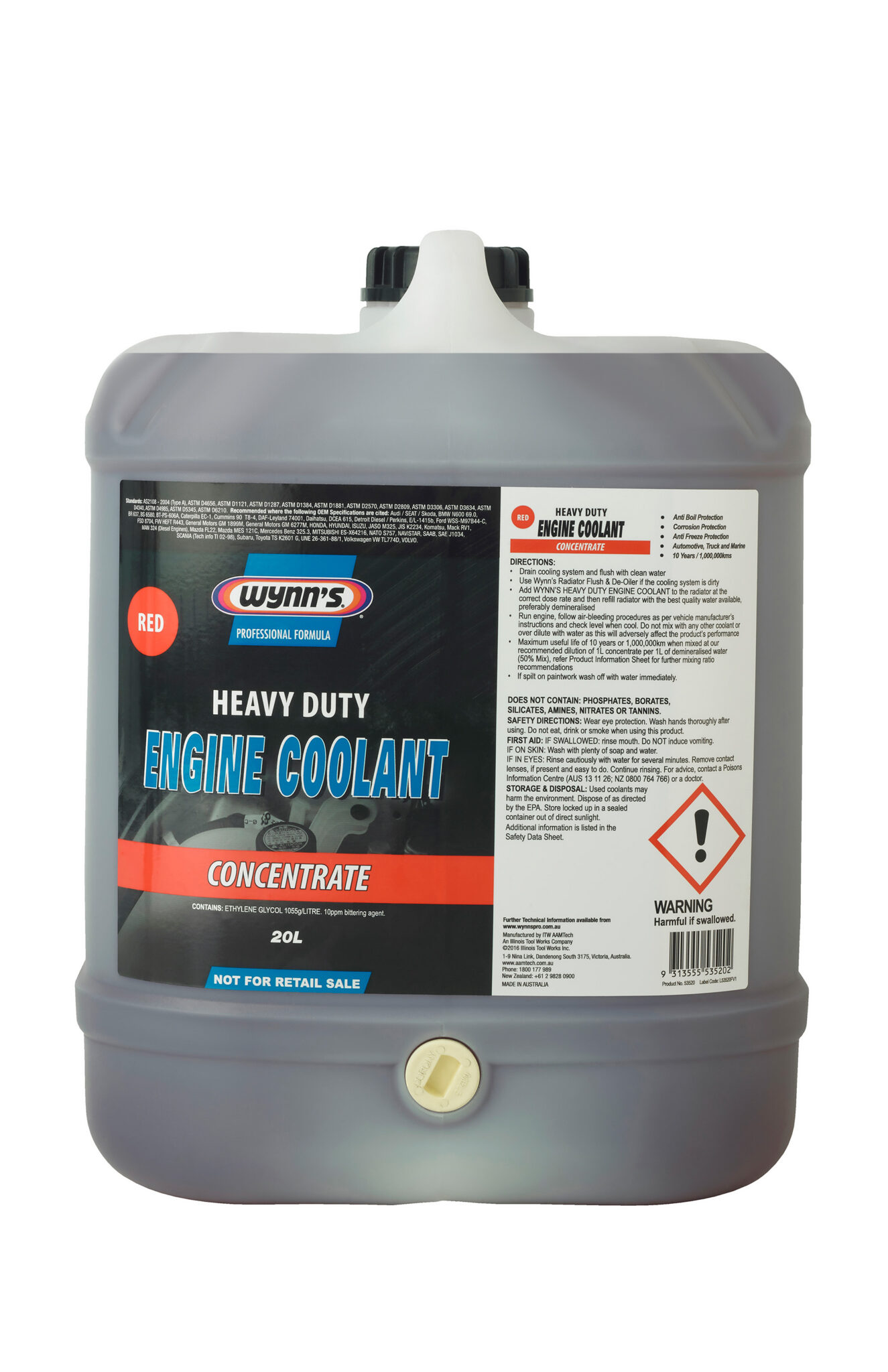 HEAVY DUTY COOLANT (RED) - Gulf Western Oil
